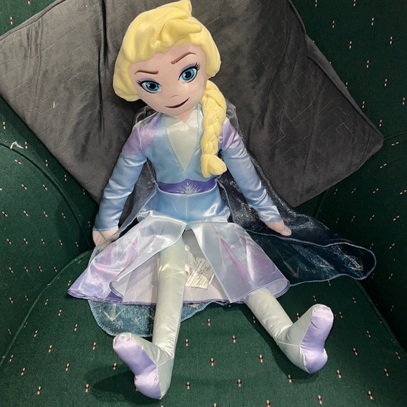 Frozen II Movie | Toys | Frozen 2 Cuddle Pillow Elsa 26 Nwot | Poshmark